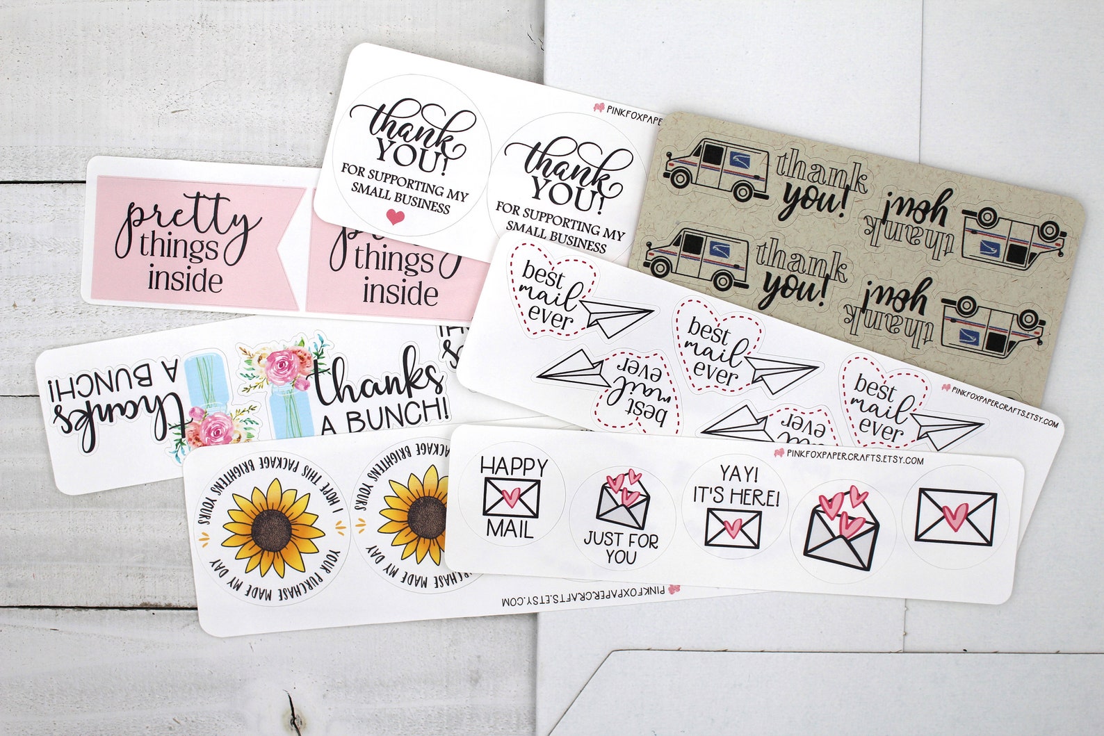 Sticker Sample Pack 30 Sticker Variety Pack Happy Mail - Etsy