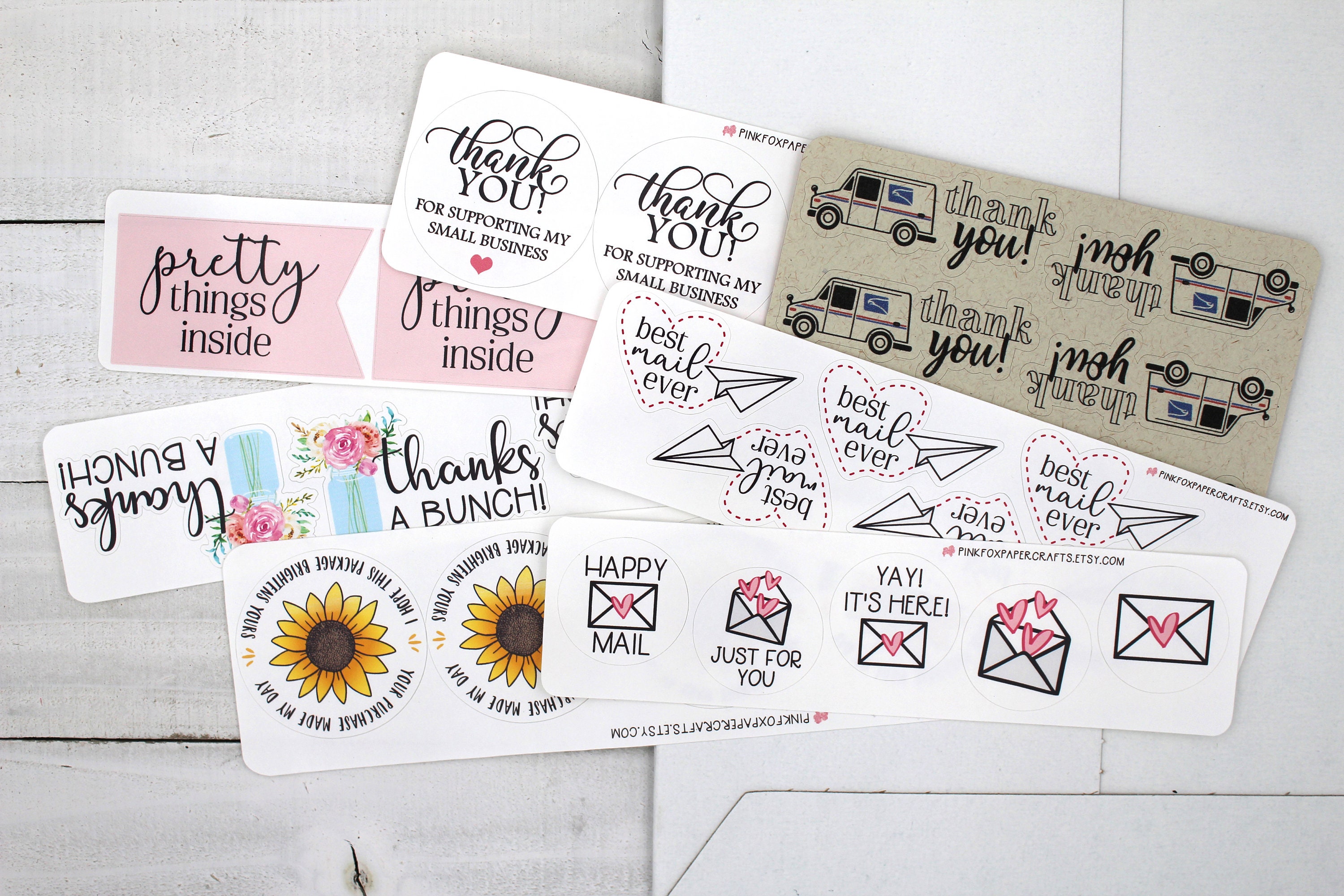Sticker Sample Pack 30 Sticker Variety Pack Happy Mail - Etsy