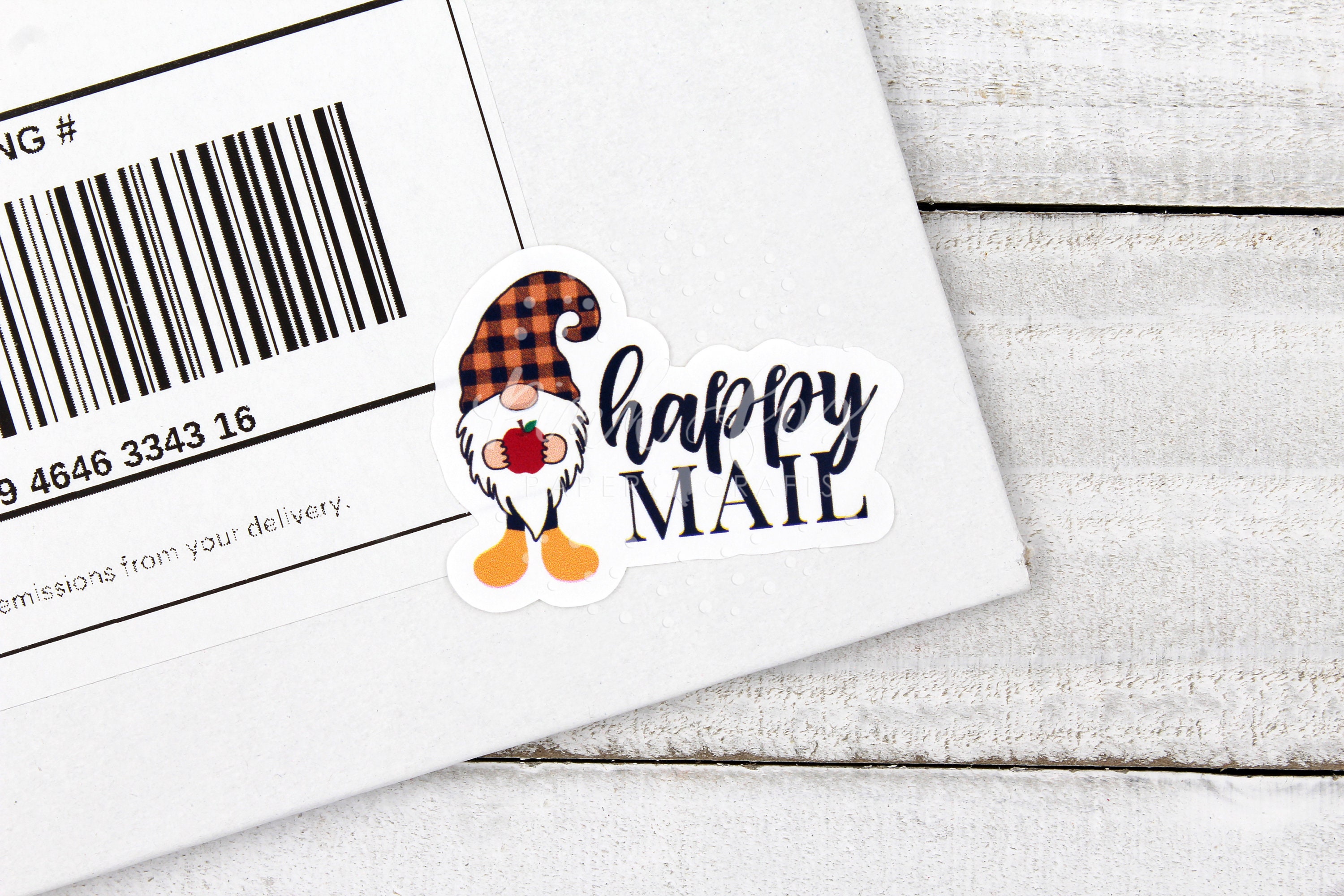 Fall Gnome Happy Mail Stickers Autumn Gnome Stickers Happy | Etsy