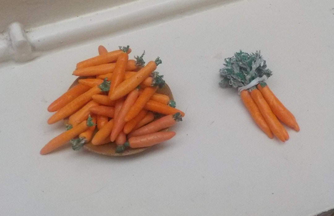 Miniature Carrot 1/12th - Unit or Bunch - Etsy
