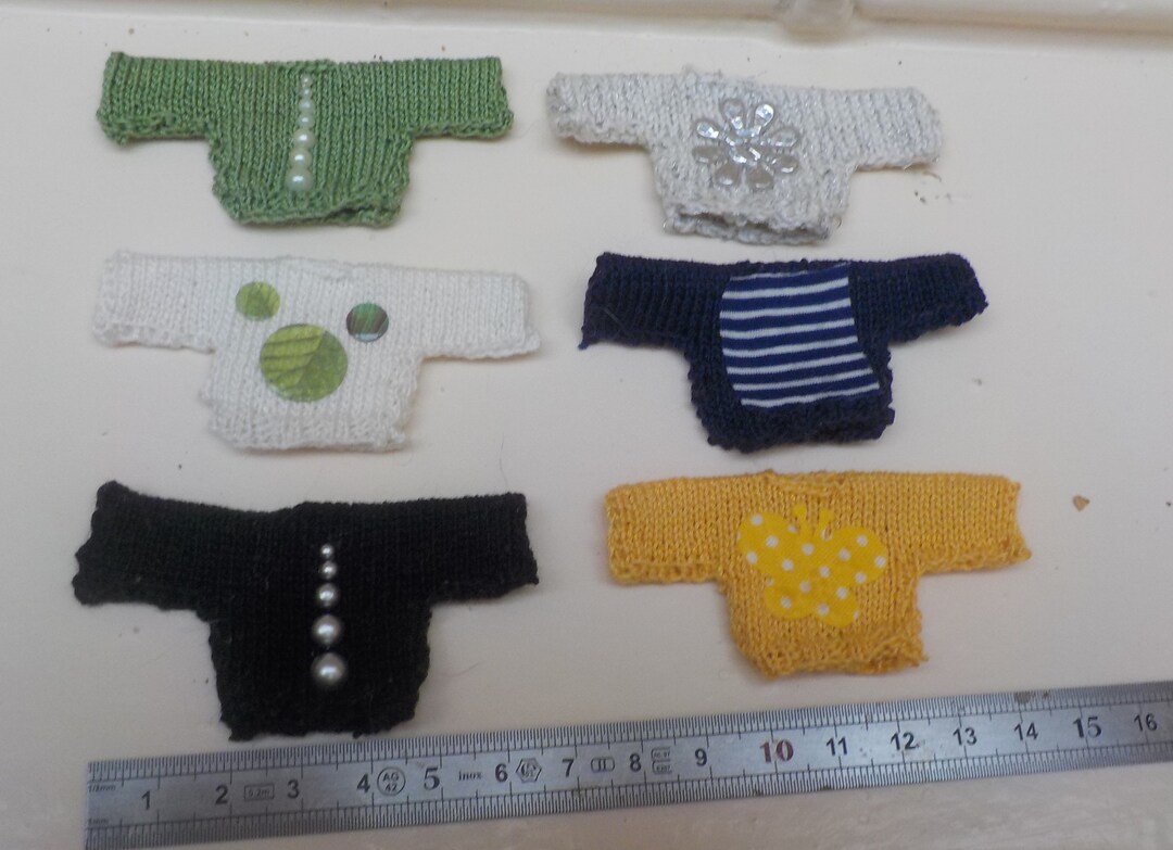 Miniature Novelty Sweater 1/12th Scale - 6 Colors to Choose From - Etsy