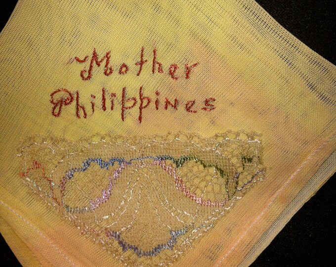 Vintage Philippines Souvenir Handkerchief and Scarf Set - Etsy