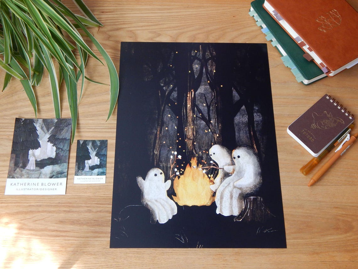 Ghost Stories A3 Sized Art Print - Etsy