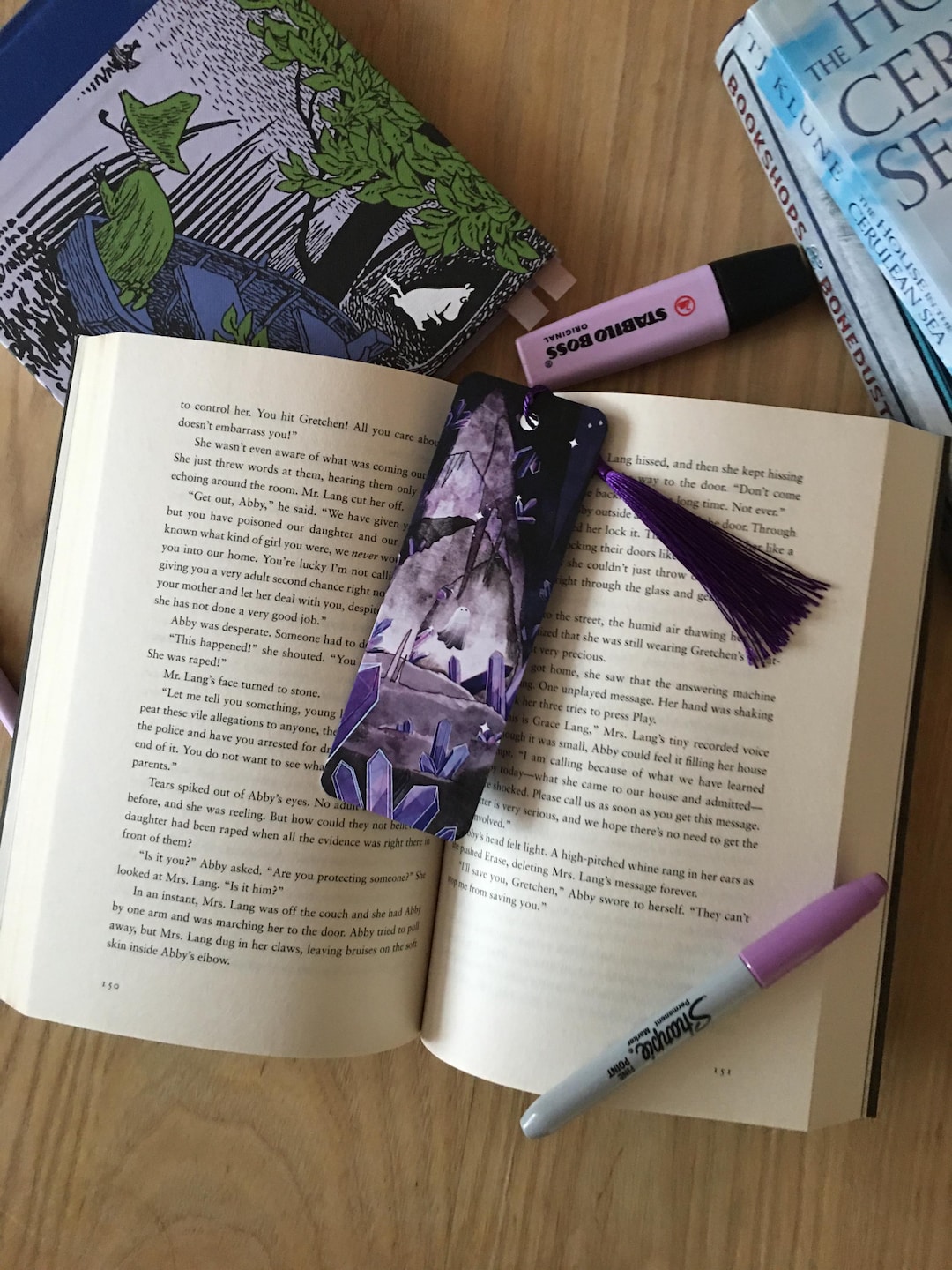 The Crystal Cave Bookmark - Etsy UK