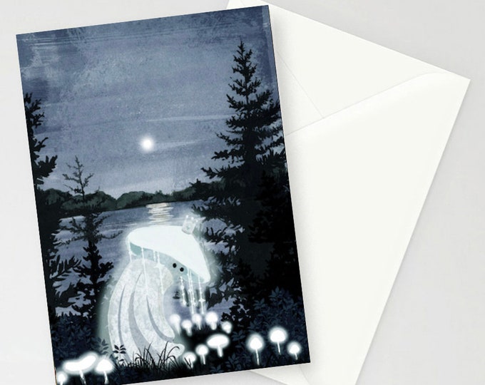 The Toadstool Queen A6 Blank Greetings Card - Etsy