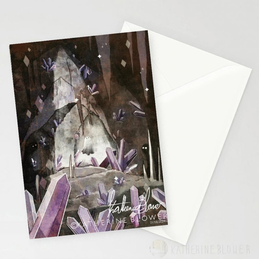 The Crystal Cave (1) A6 Sized Greetings Card - Etsy