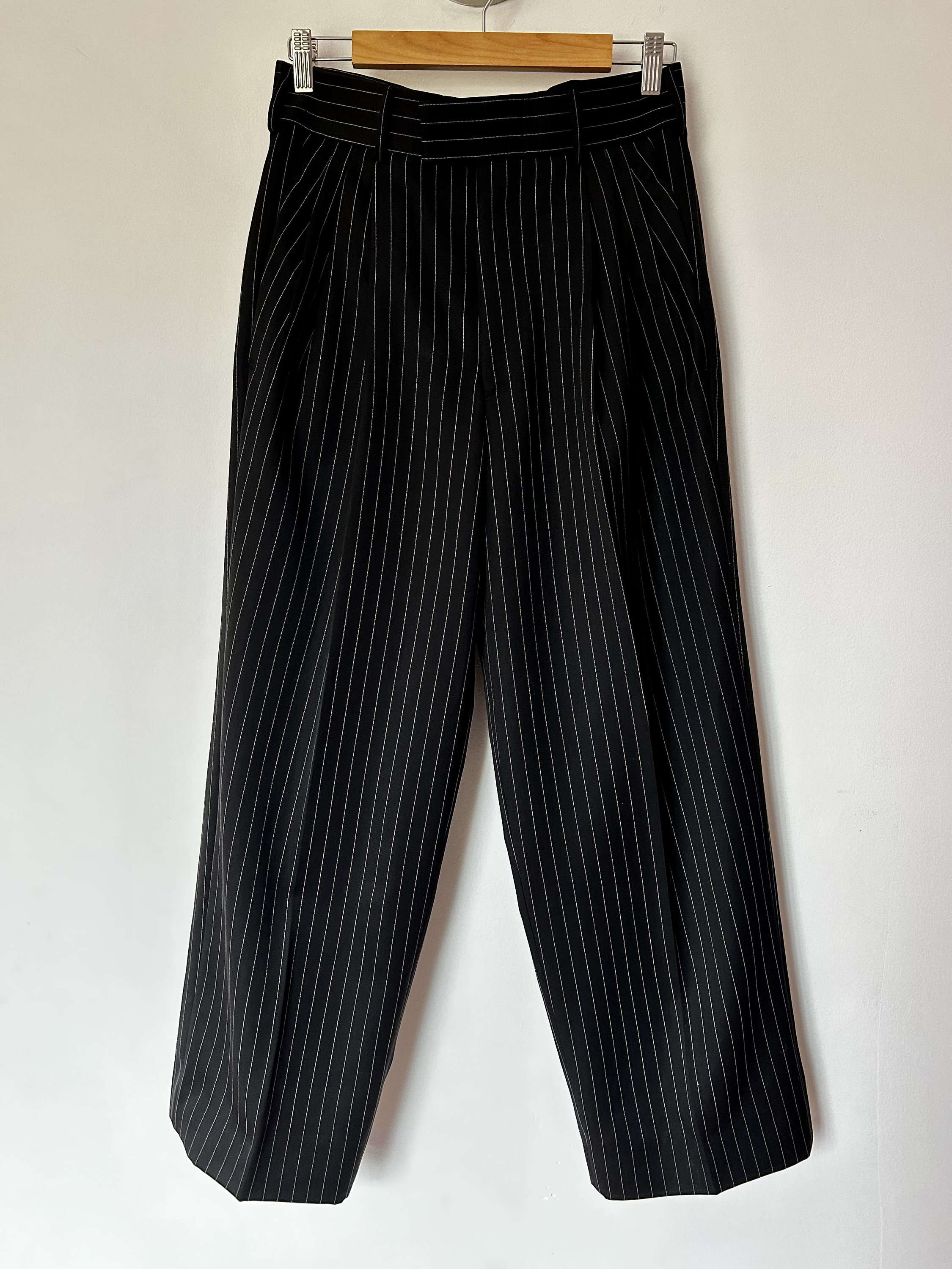 Authentic Gucci Black Pinstripe Suit Mens Circa 2012 Gucci Jacket Gucci ...
