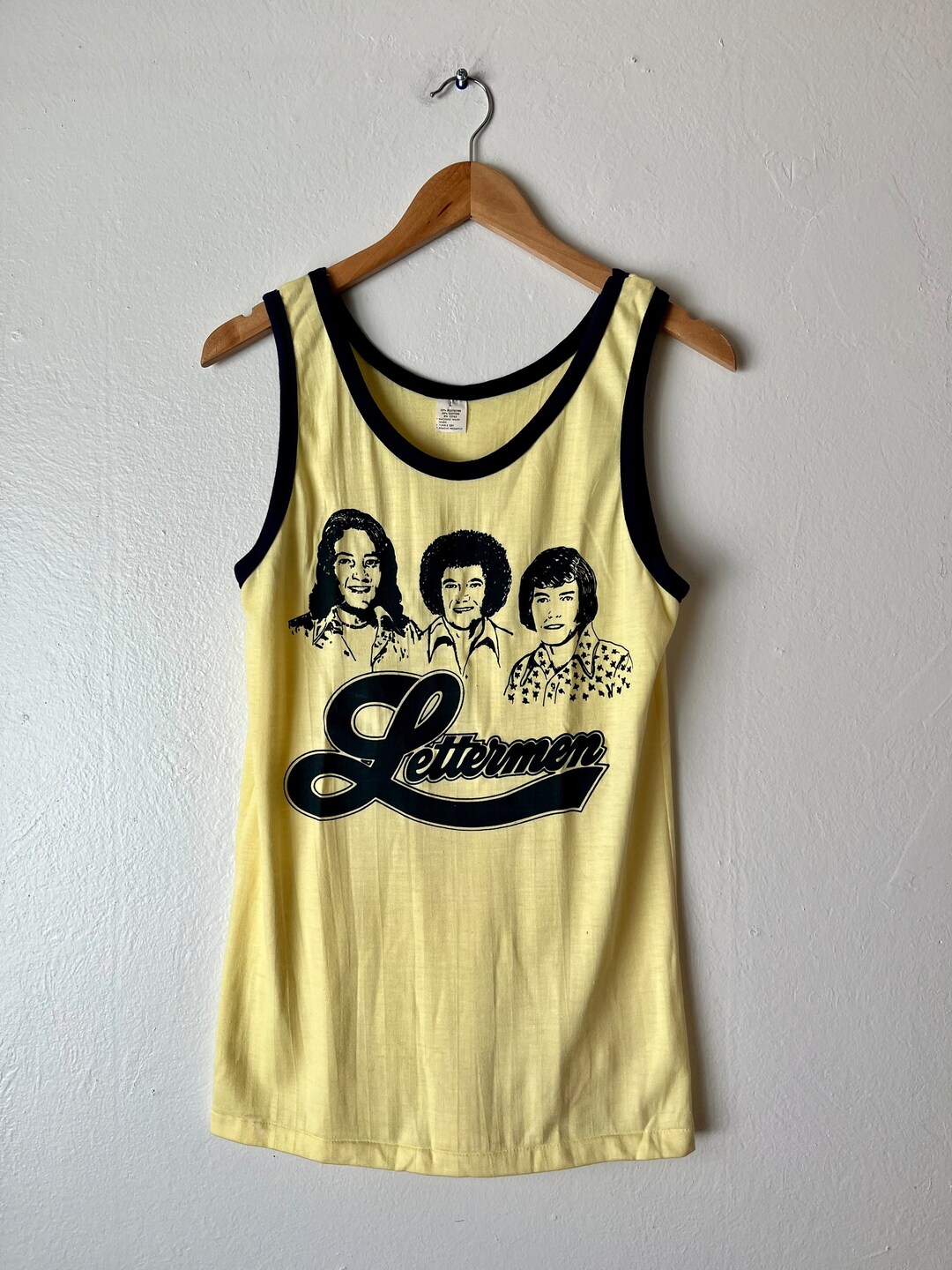 Deadstock Bootleg Vintage Circa 1970s the Lettermen Concert Tank Top ...
