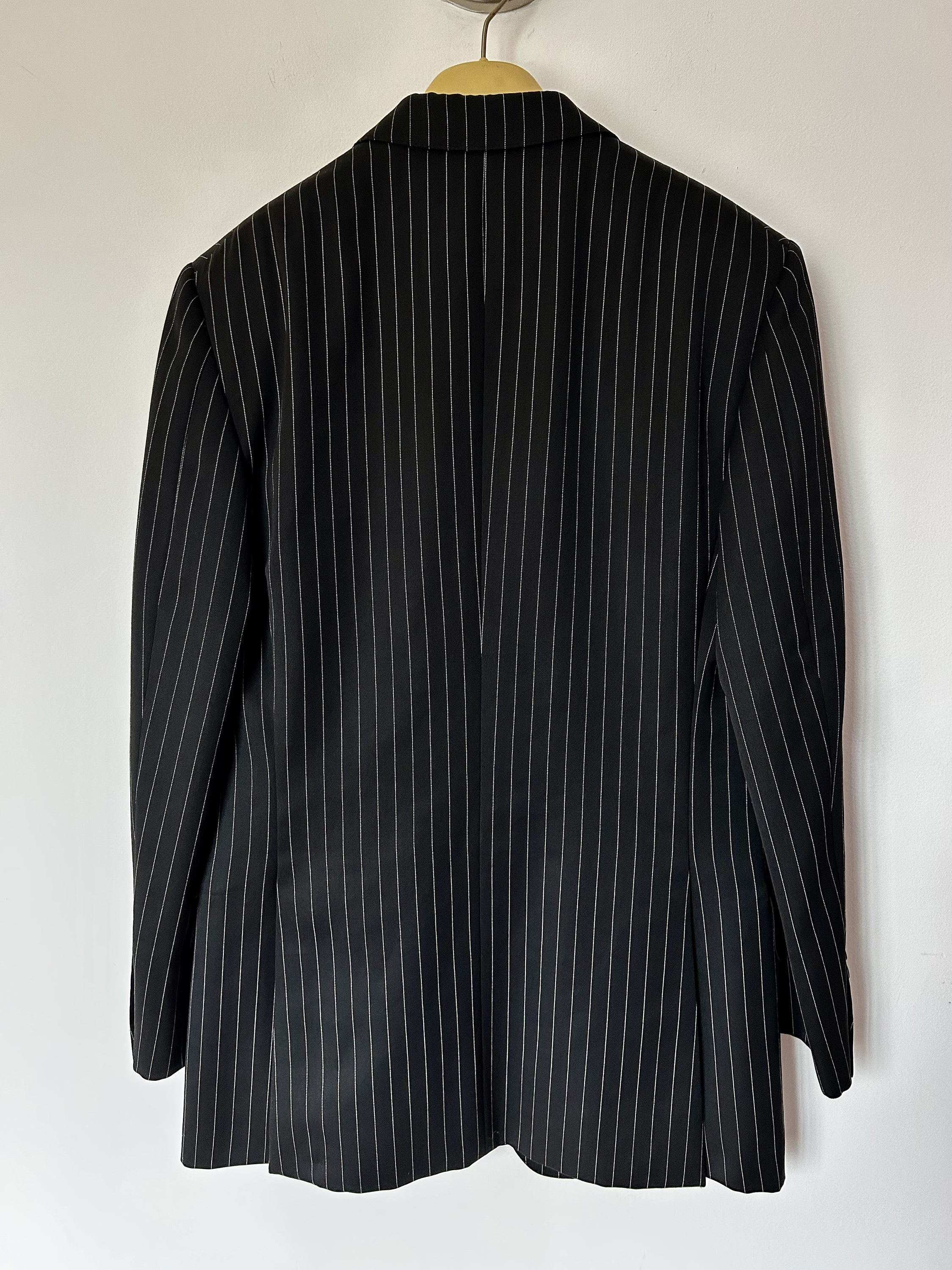 Authentic Gucci Black Pinstripe Suit Mens Circa 2012 Gucci Jacket Gucci ...