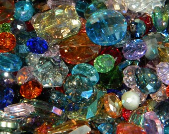 Large crystal beads | Etsy