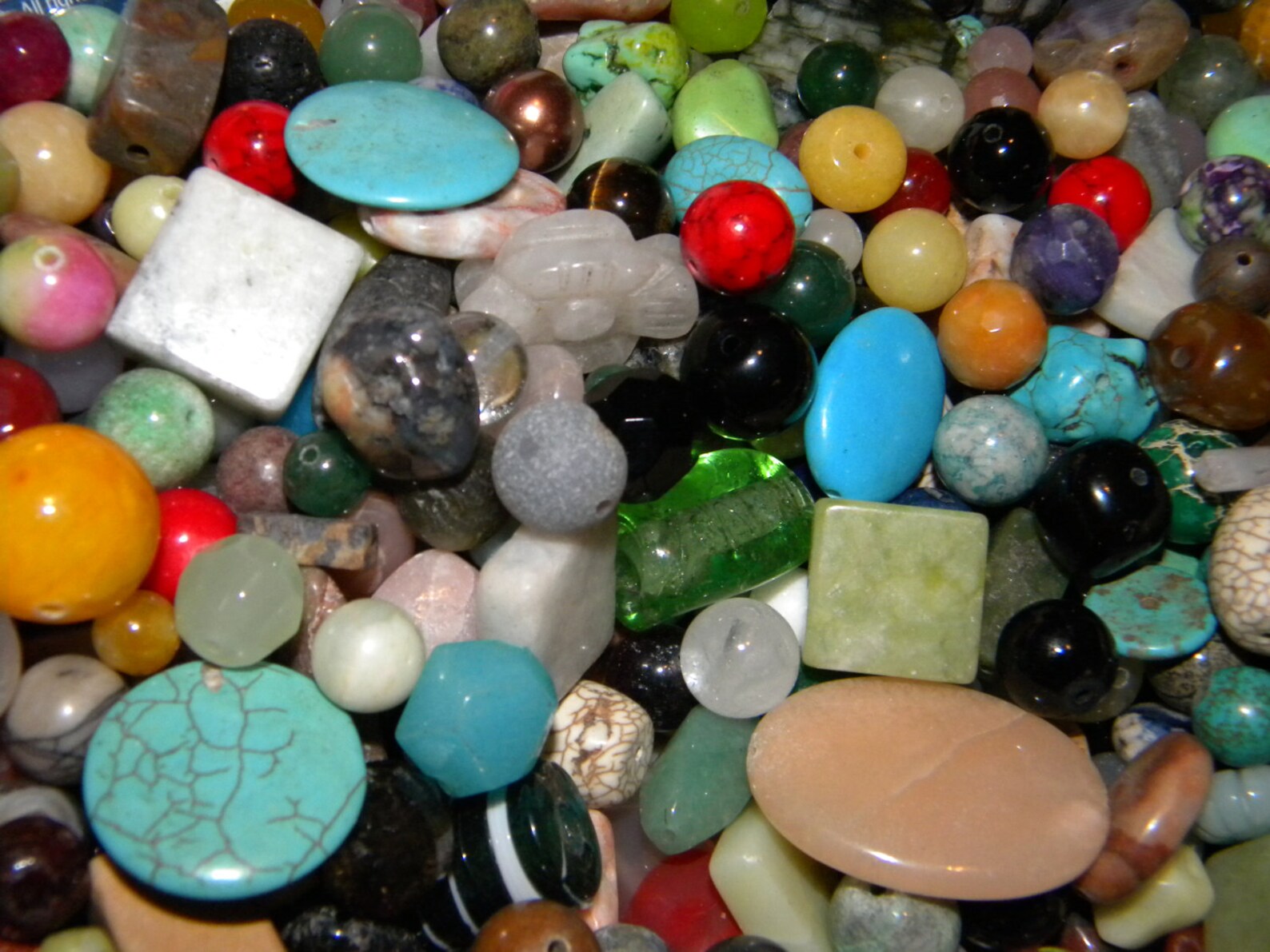 New 6/oz Gemstone Mix Mixed Beads 6-20mm Assortment Gemstone | Etsy