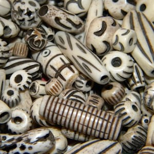 Indian Bone Beads - Etsy