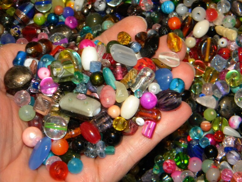 NEW 3/pounds Multi-mixed Loose Lot of Beads Assorted Sizes - Etsy