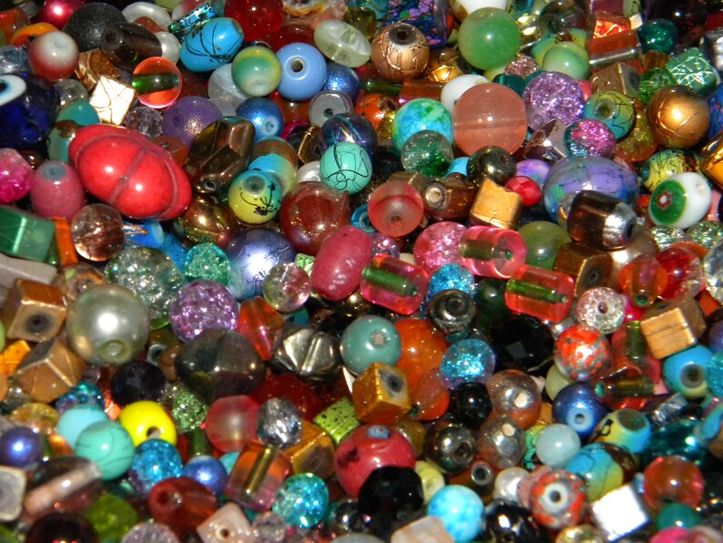 NEW 3/pounds Multi-mixed Loose Lot of Beads Assorted Sizes - Etsy
