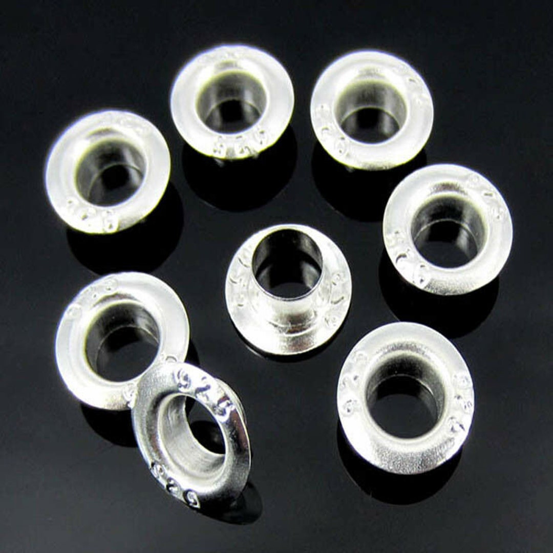 NEW 20/pc Grommet European Bead Cores 9.5mm Stamped 925 Sterling Silver ...