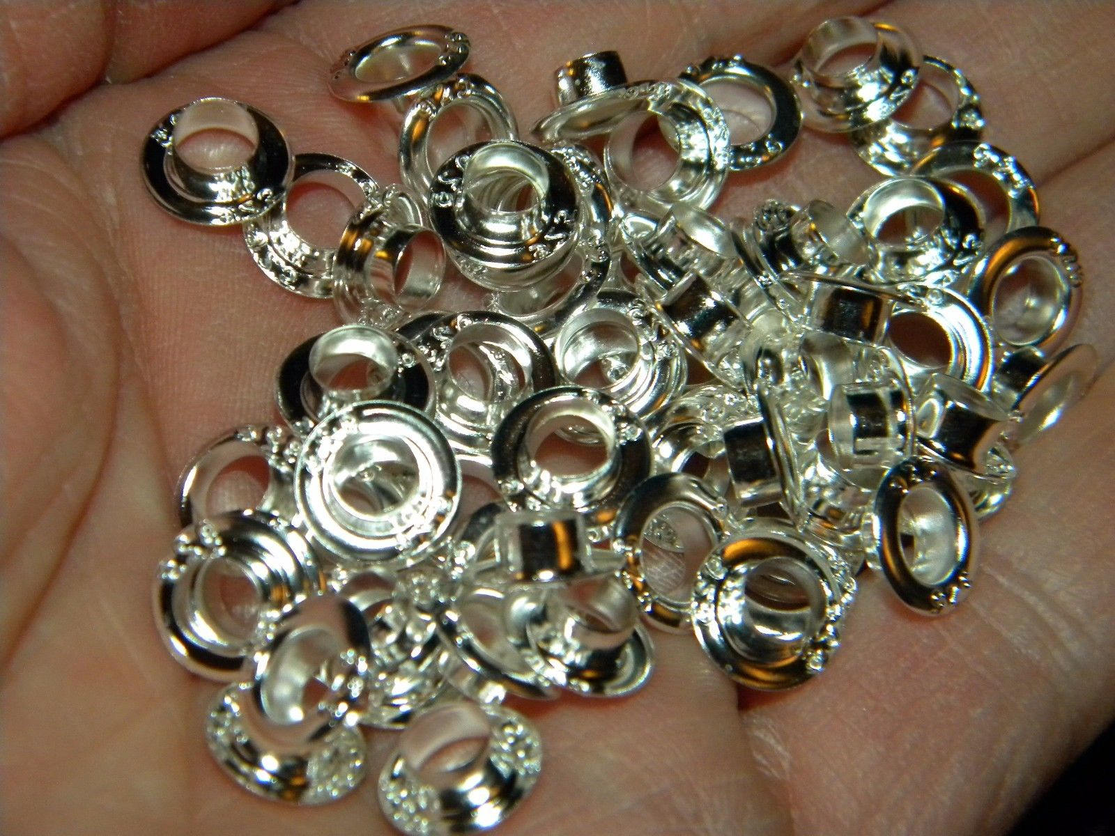 NEW 20/pc Grommet European Bead Cores 9.5mm Stamped 925 Silver - Etsy