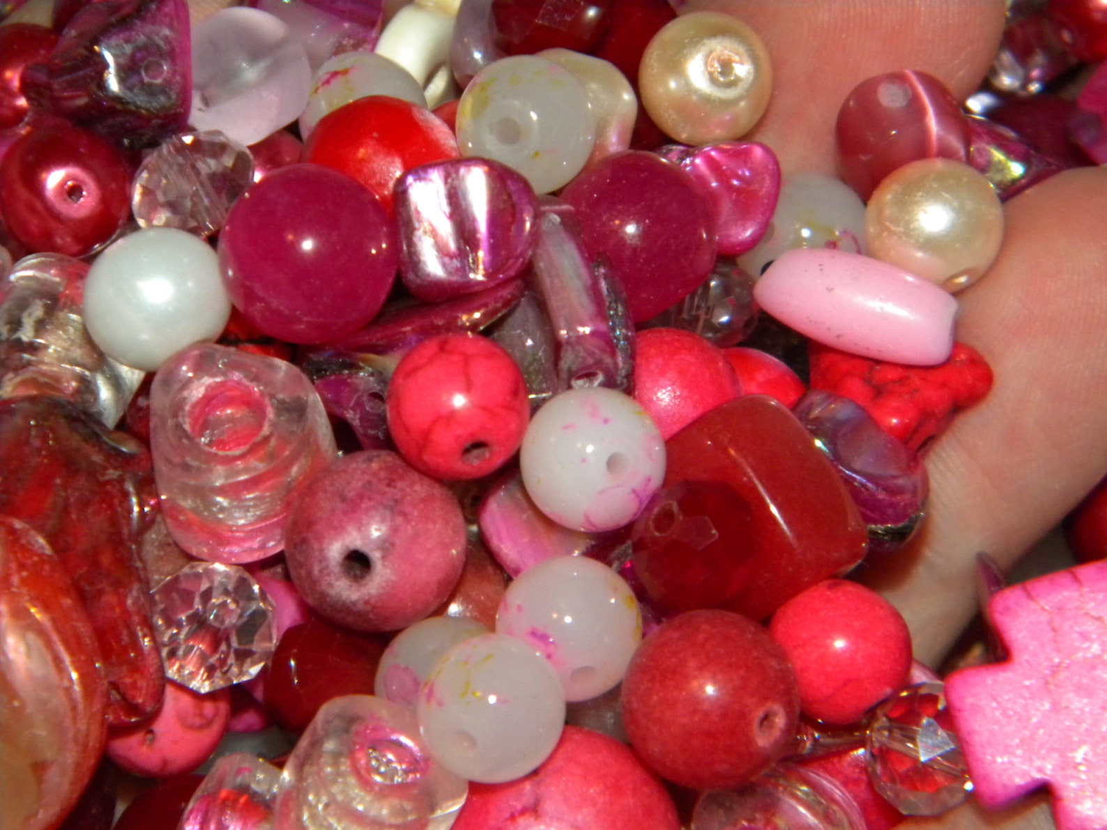 NEW 8/oz Premium Pink/blush Bead Mix Assorted Mixed Loose Lot - Etsy