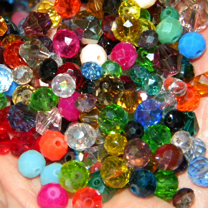 Crystal Rondelle - Etsy