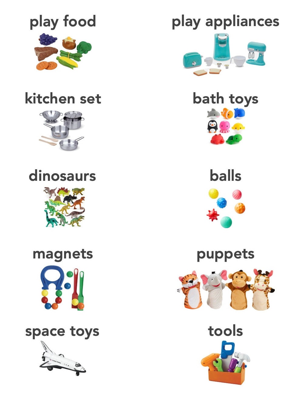 Toy Bin Labels Printable Pictures Playroom Organization - Etsy