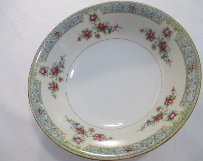 Vintage Monarch China Rosaline Round Vegetable Serving Bowl ...