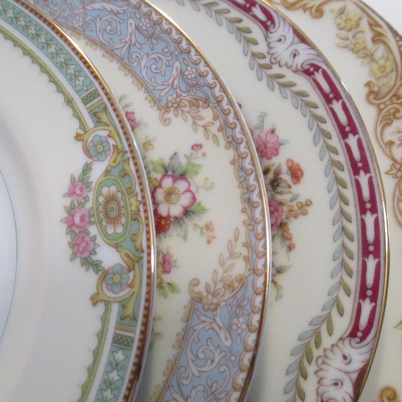 Antique China Plates - Etsy