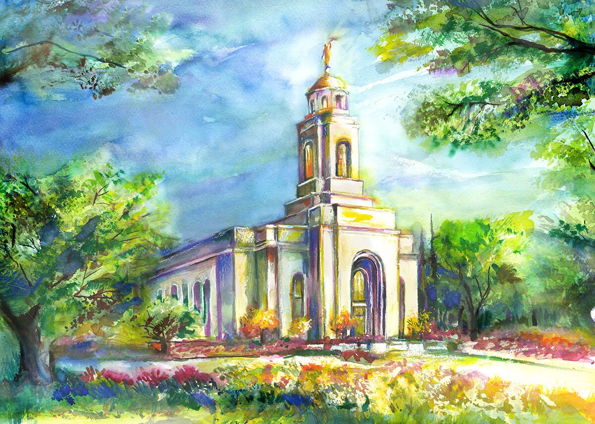 Feather River Temple Large - Etsy