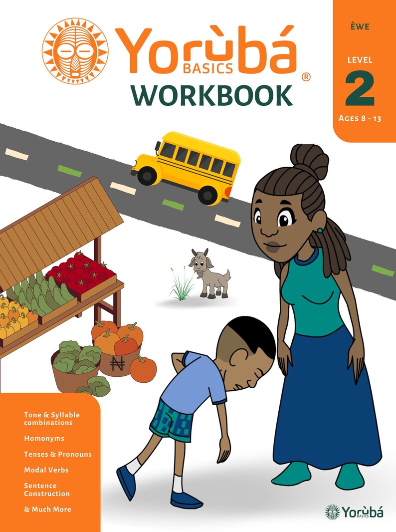 Yoruba Basics, Yoruba Basics Workbook for Beginners, Workbook for 8 to ...