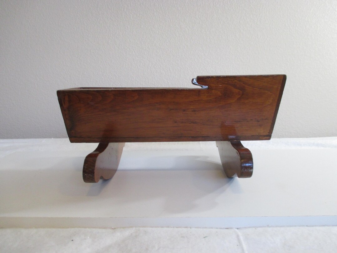 Doll Cradle Antique Handmade Small Wooden Doll Cradle 1900s - 20s ...