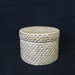 Woven Reed Basket Box With Lid Vanity Box Storage Box Vintage Round Box ...