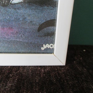 Jacob the Cat Vintage Postcard Sven Hartmann Swiss Cartoonist Framed ...