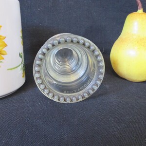 Vintage Glass Insulator Clear Glass Hemingray - 10 Made in U.S.A. 83-42 ...