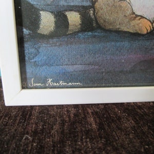 Jacob the Cat Vintage Postcard Sven Hartmann Swiss Cartoonist Framed ...