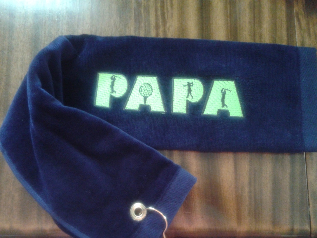 Golf Towel PAPA - Etsy