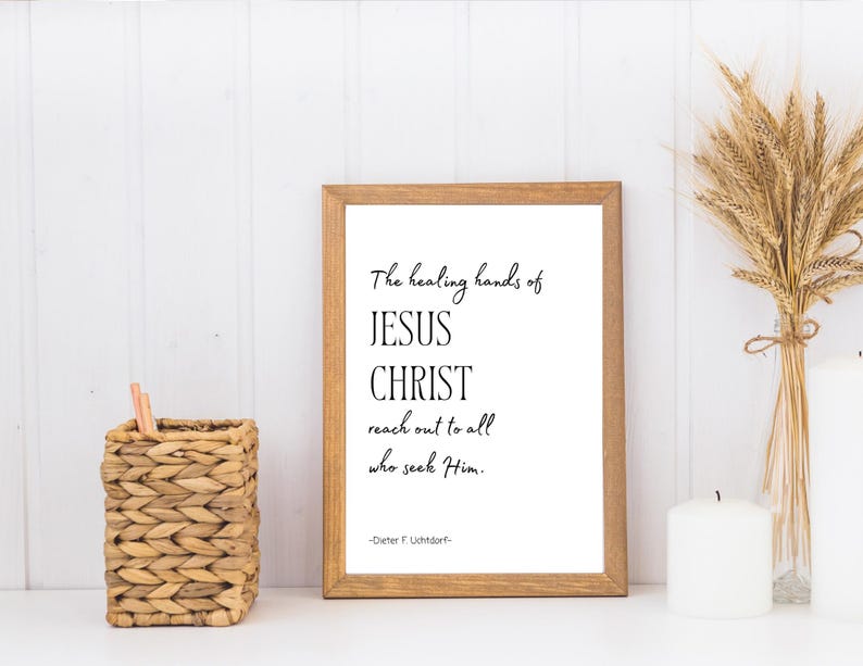 Christ Centered Quotes: LDS Relief Society Gift (digital Download) - Etsy