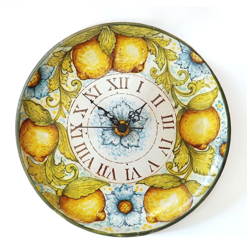 Hand Painted Clock - Etsy