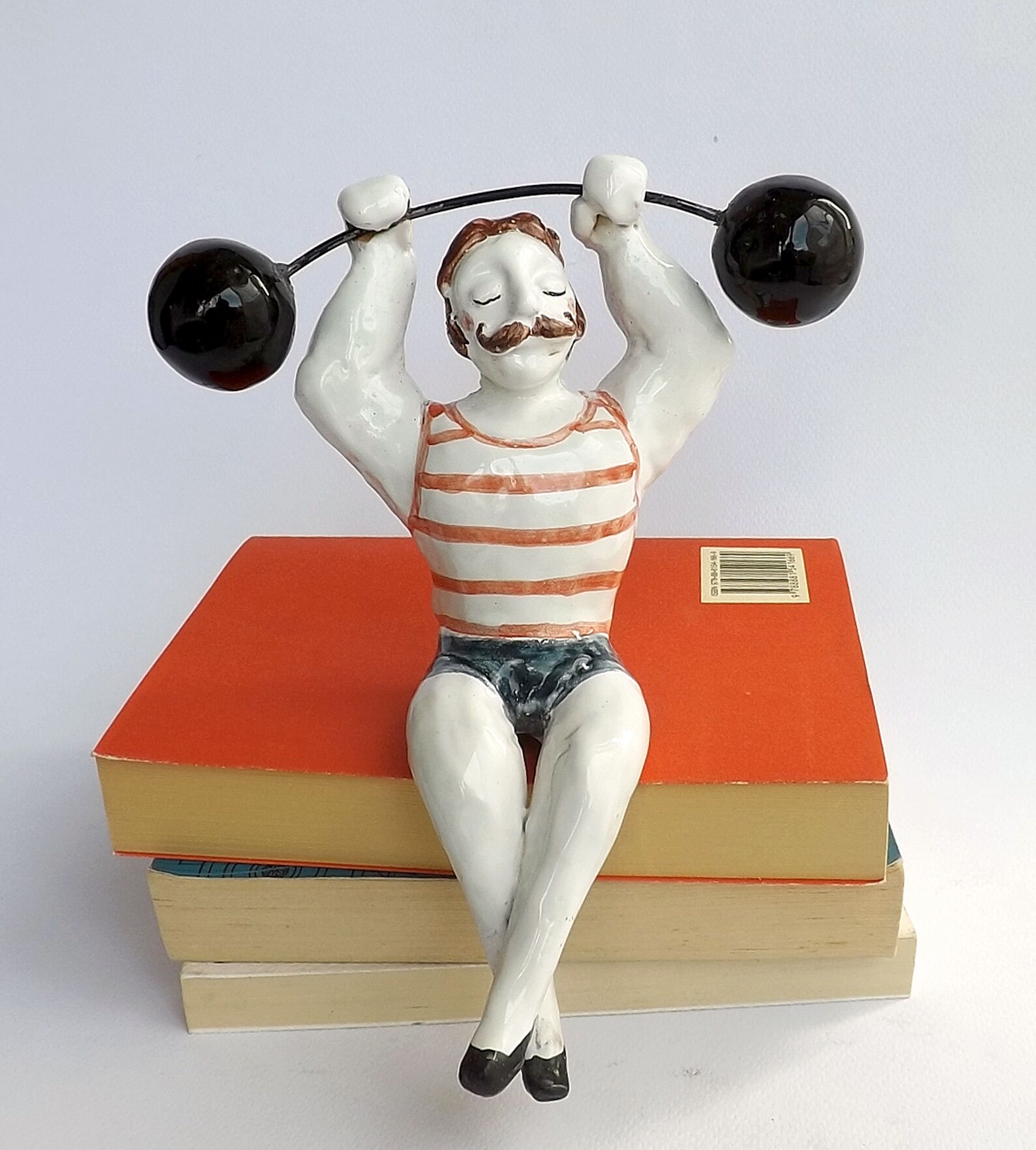 Circus Strongman CS/01 statuetta in Maiolica - Etsy