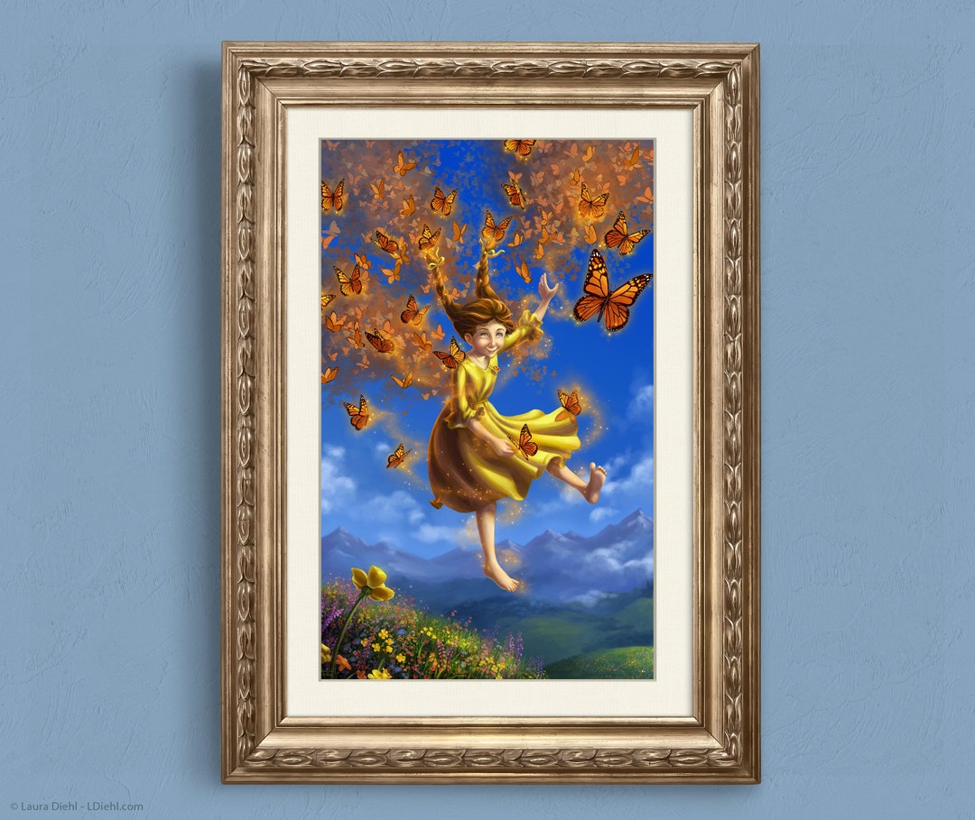 Monarch Butterfly Wall Art Monarch Butterfly Art Monarch Print Magic ...