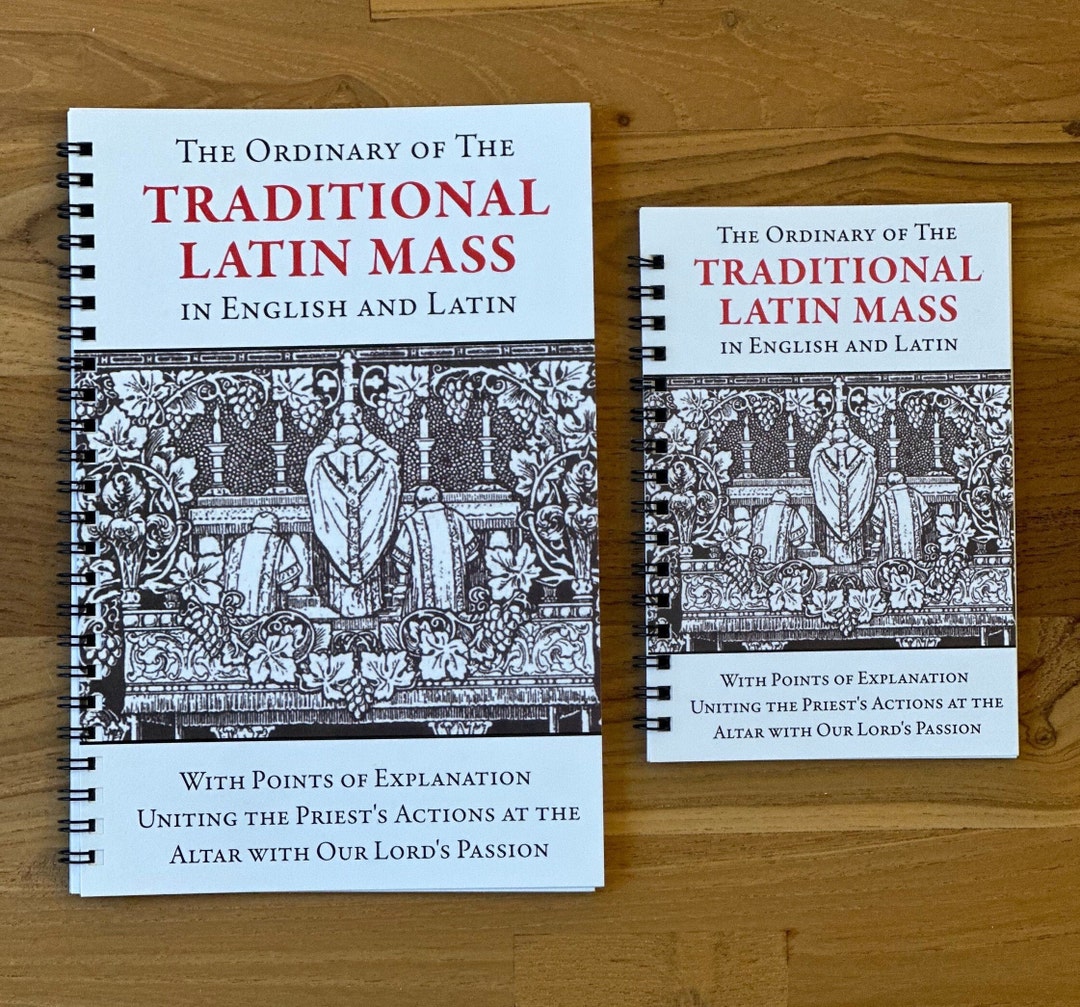 Ordinary of the Traditional Latin Mass in English & Latin Catholic ...