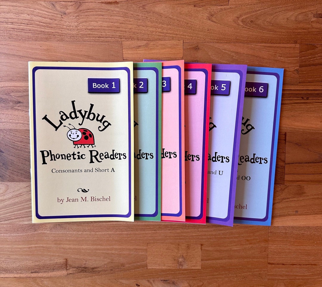 Ladybug Phonetic Readers, 6 Booklet Set, by Jean M Bischel, Based on ...