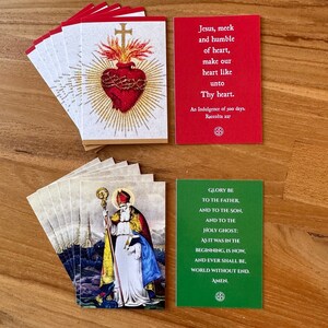 20 Pieces - Catholic Mini Holy Prayer Card Classroom Party Favors - 8 ...