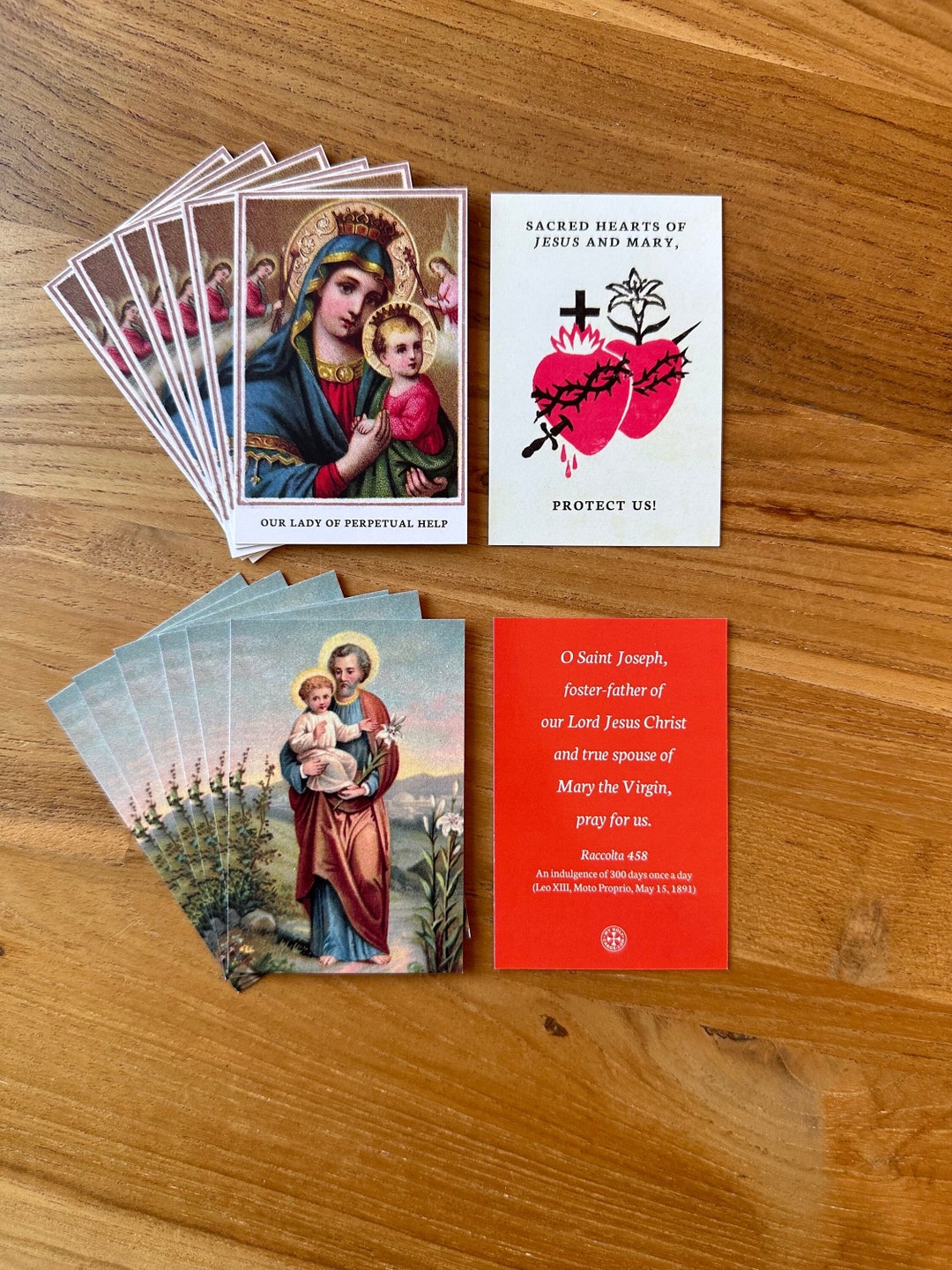 20 Pieces - Catholic Mini Holy Prayer Card Classroom Party Favors - 8 ...