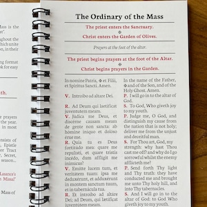Ordinary of the Traditional Latin Mass Missal in English & Latin ...