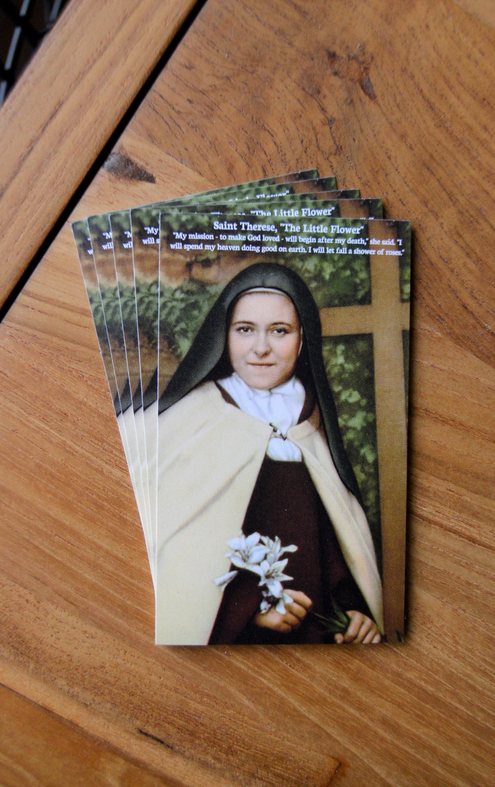 St Therese Novena Rose Prayer Short Catholic Prayers for - Etsy
