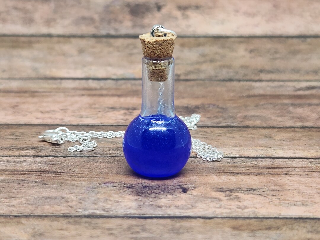 Potion Bottle Charm- Teardrop Shape - Etsy