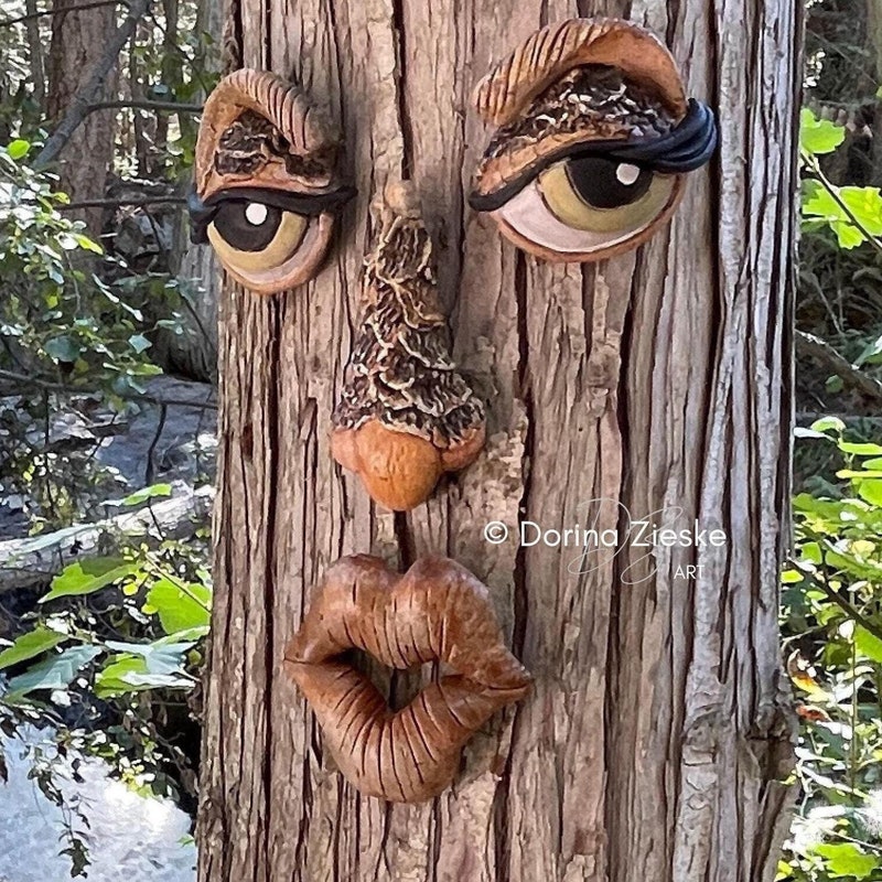 Tree Faces - Etsy