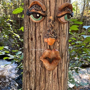 Lady Xyleena - Face Tree Art Female Tree Faces Gardeners Gift Garden ...