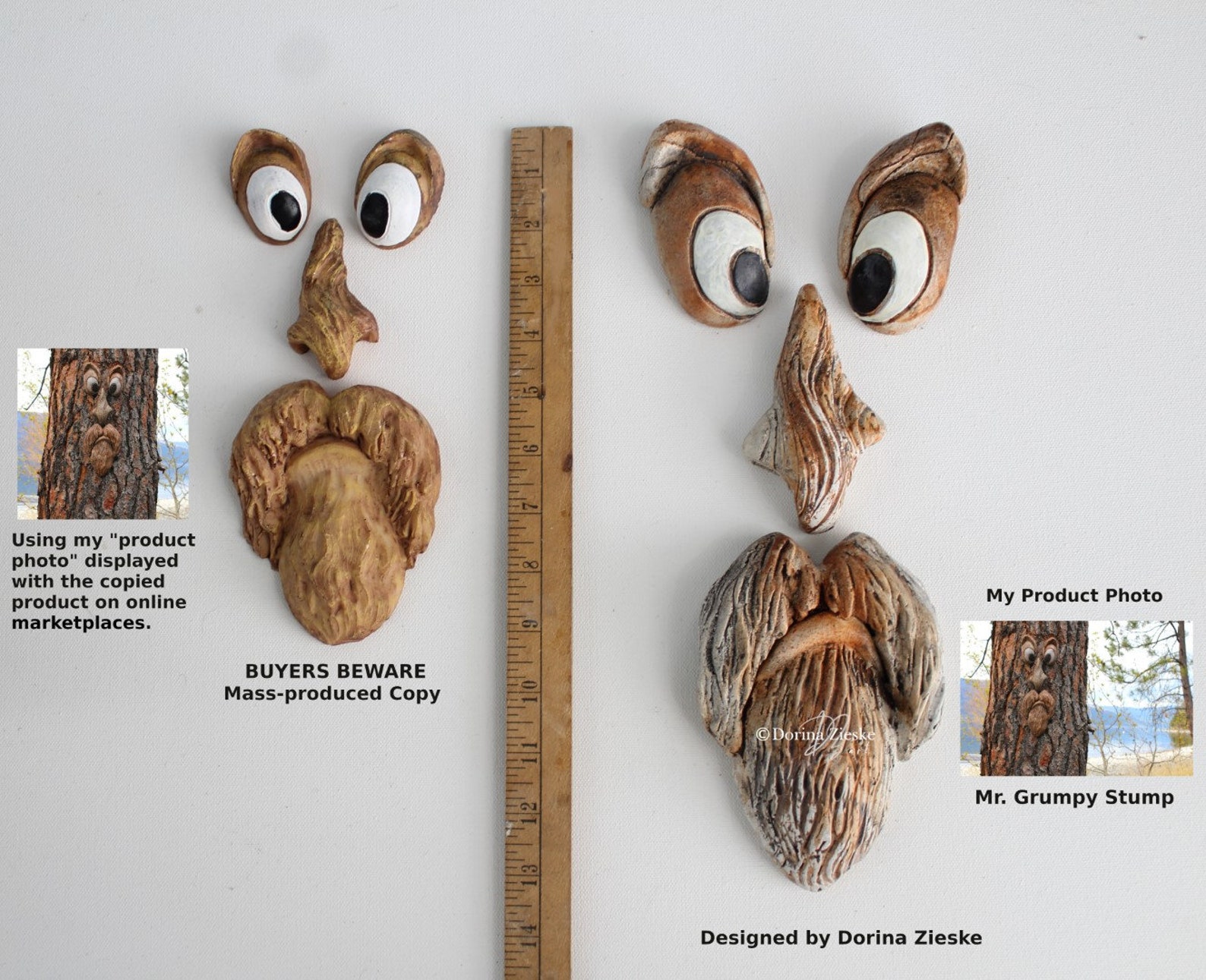 Mr. Grumpy Stump Tree Face Fun Birthday Gifts Made in - Etsy Canada