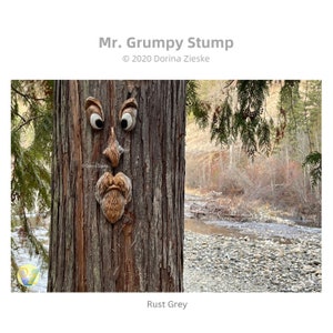 The Original & Genuine Mr. Grumpy Stump Tree Face, Fun Gift, Unique ...