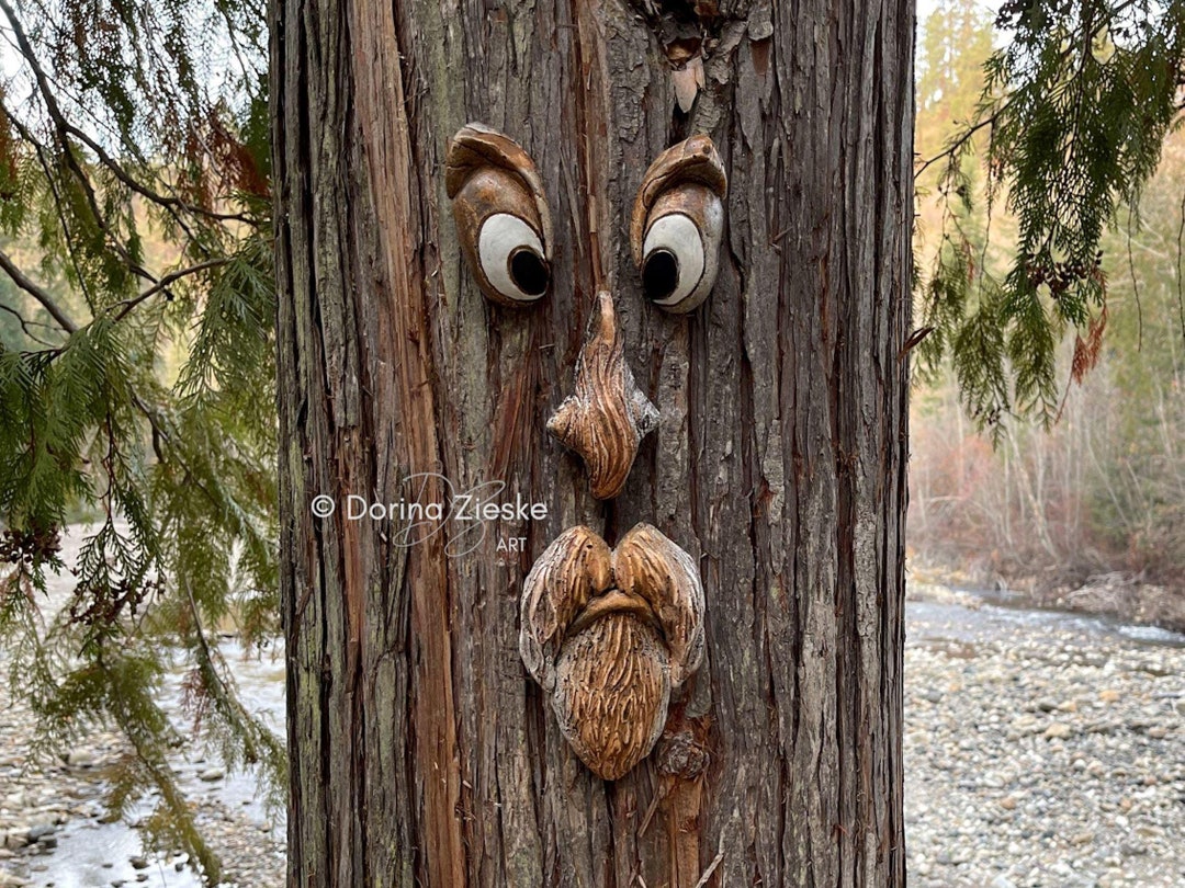 The ORIGINAL & GENUINE Mr. Grumpy Stump Tree Face Gift for Dad Fun ...