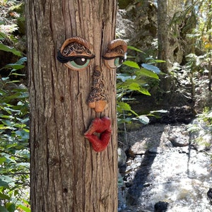 Lady Xyleena - Face Tree Art Female Tree Faces Gardeners Gift Garden ...